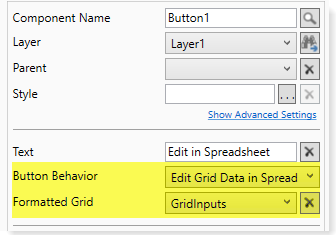 Editing grid contents in a spreadsheet editor